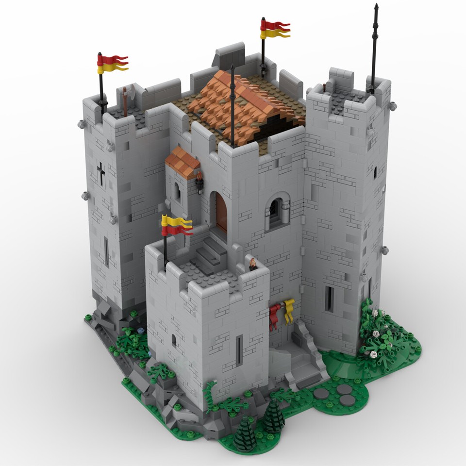 10305 Alternative Build: Castle Keep + Chain Towers + Castle Tower with ...