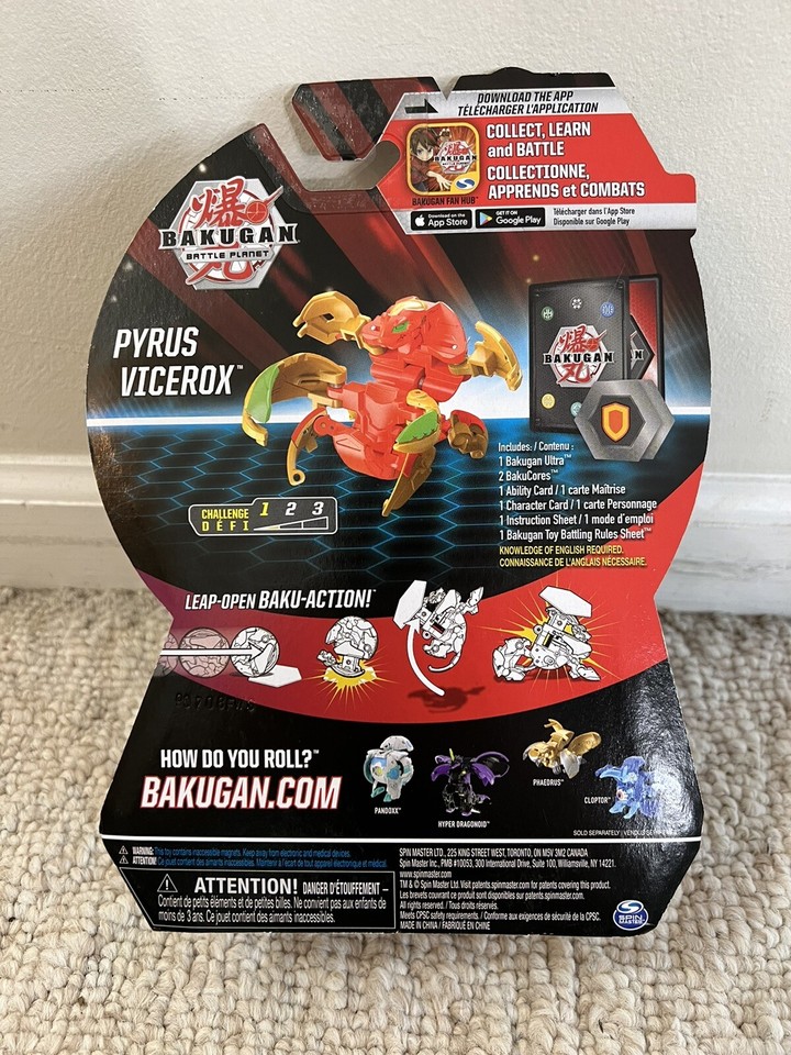 BAKUGAN Battle Planet PYRUS VICEROX ULTRA - BRAND NEW! | eBay
