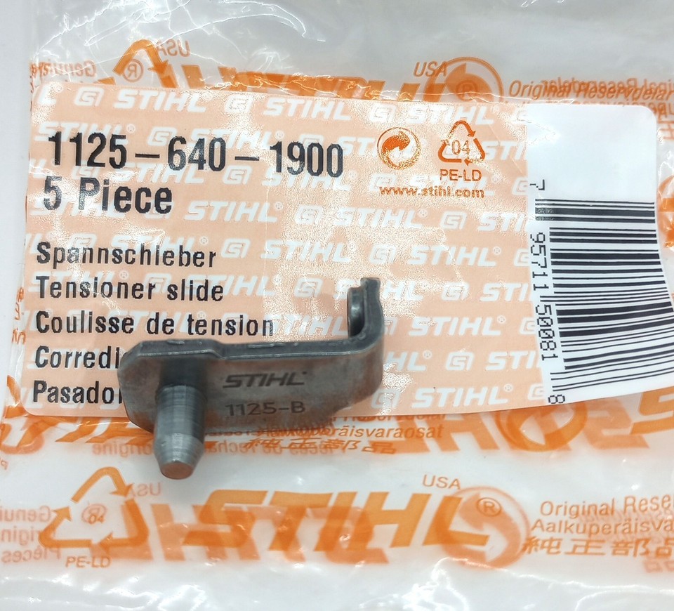 NEW Genuine STIHL OEM Tensioner Slide 1125-640-1900 MS260 MS462 MS661 ...