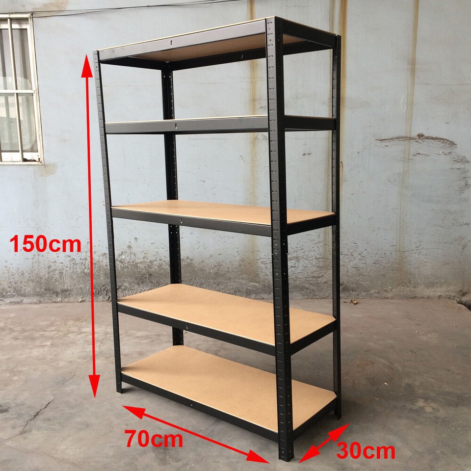 Muscle Rack 5-Shelf Heavy Duty Steel Garage Shelving Storage Shelves ...