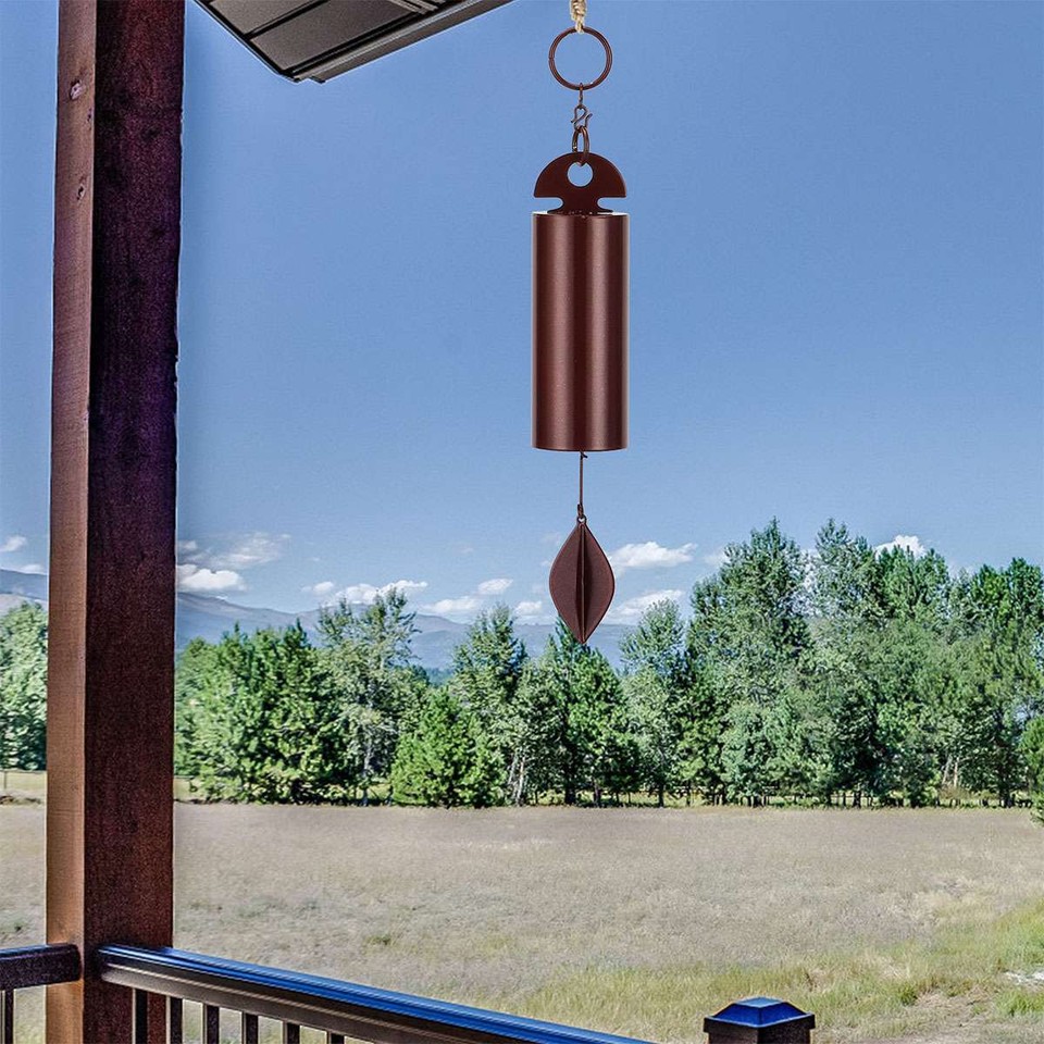 Large Deep Resonance Serenity Metal Bell Heroic Wind Chimes Outdoor ...