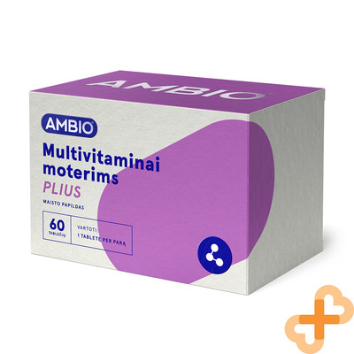 AMBIO Multivitamin Women 60 Tablets Vitamin A B C D E K Selenium Food ...