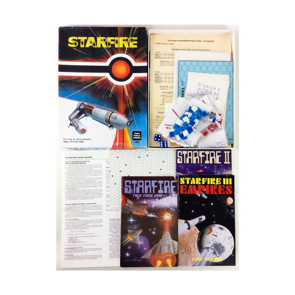 Task Force Wargame Starfire Collection - 4 Games! Fair/EX | eBay