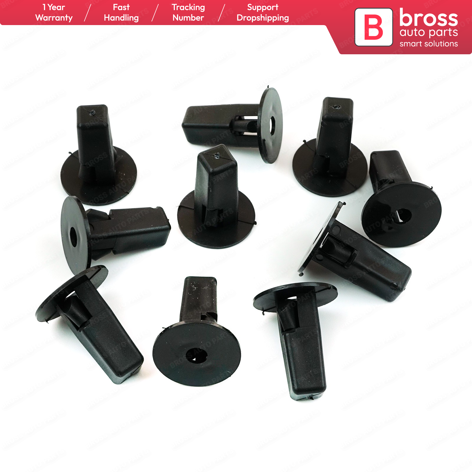 Bross BCF5053 10 Pieces Fender Lining Screw Grommet 90189 06157 for ...