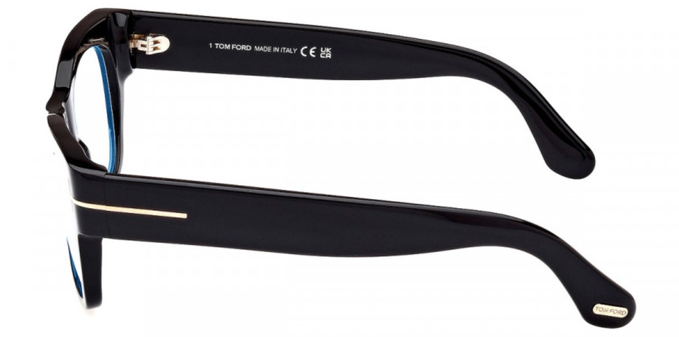 Authentic TOM FORD Rx Eyeglasses FT5040-B-001 Shinny Black w/Demo Lens ...