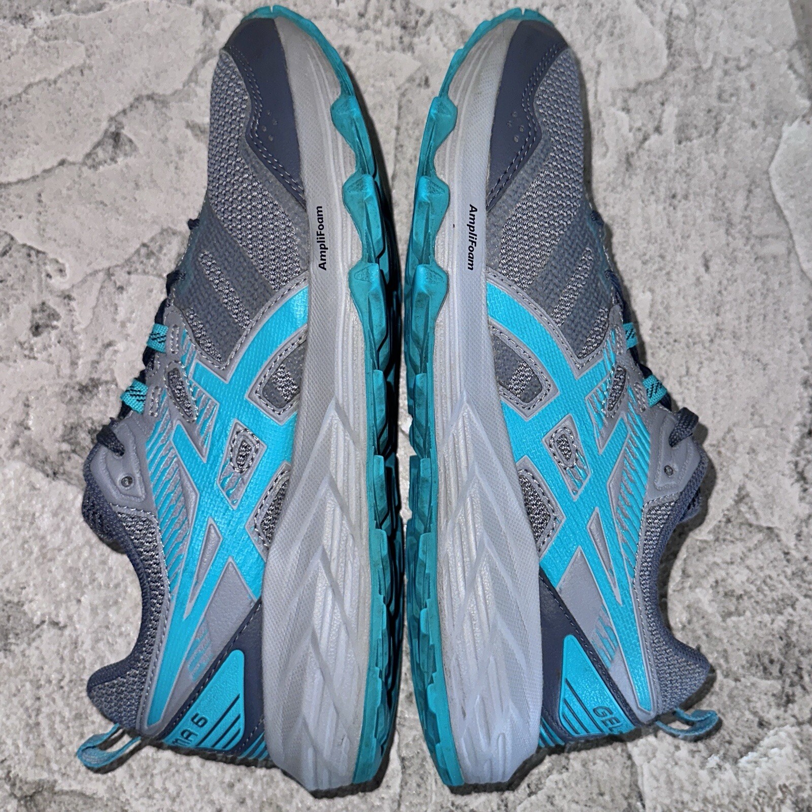 Mint Asics Gel-Sonoma 6 Trail Blue Gray Running Sneaker Shoes 7.5 Women ...