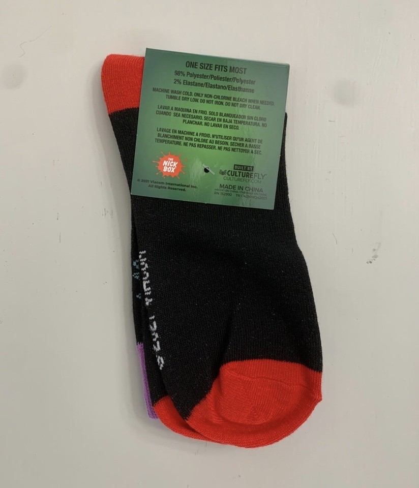 New Nickelodeon Angry Beavers Crew Socks Nicktoons Norbert Daggett The ...