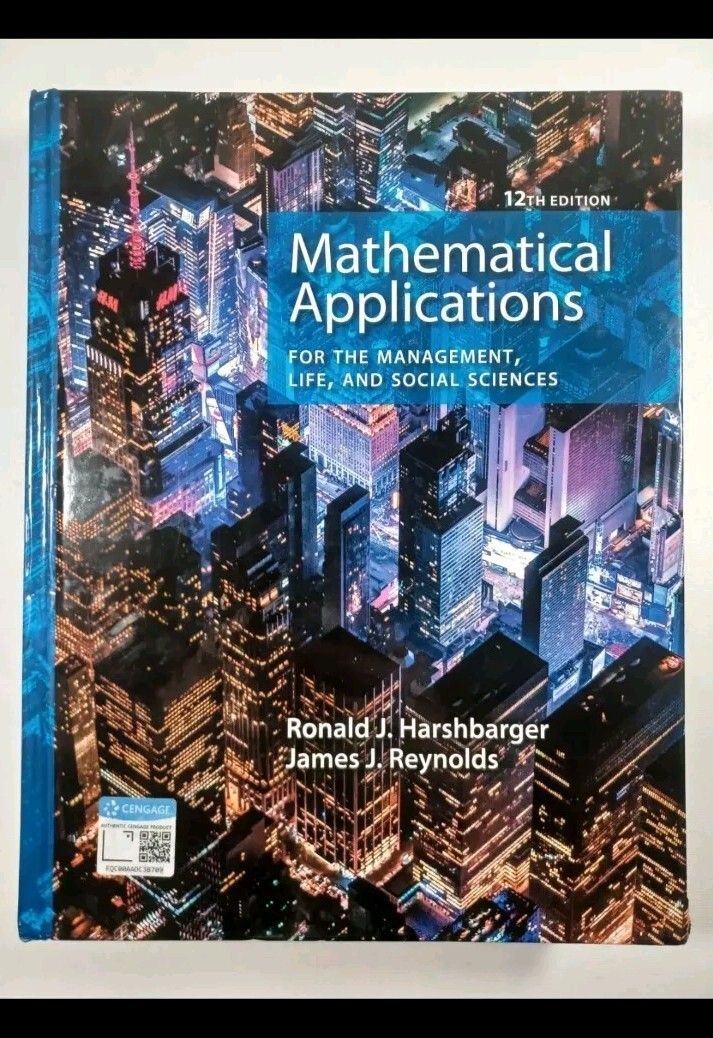 Mathematical Applications for the Management, Life, and Social Sciences ...