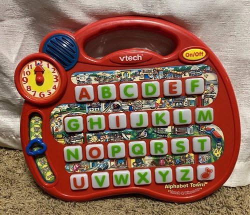 VTech Alphabet Town Touch & Discover ABC Count Spell Phonics - 8 ...