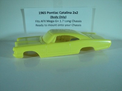 HO scale Slot Car Custom Resin body Yellow Pontiac Catalina 2x2 Fits ...