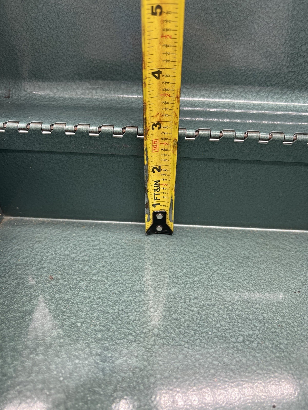 Nice Vintage Montgomery Ward Green Metal Tool Box (6”x 11”) Wards ...