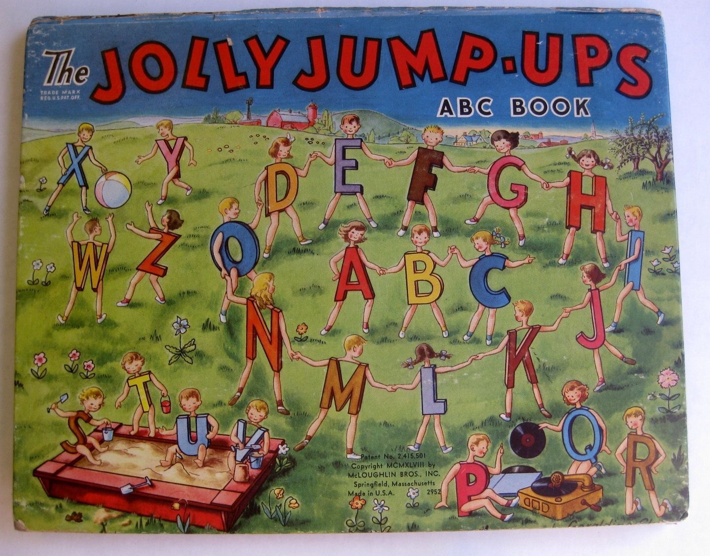 1948 Amazing The Jolly Jump Ups ABC Pop Up Book In Great Condition! | eBay