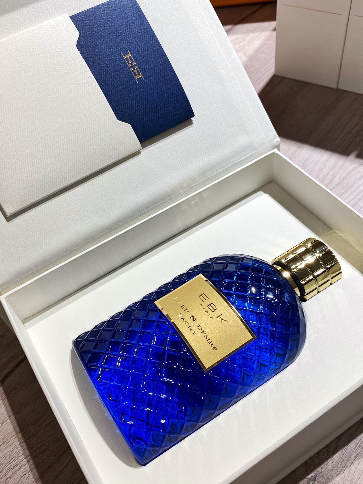 EBK Paris DEEP N DESIRE (YACHT) Brand New 100ML Originals Bubble Sheet ...