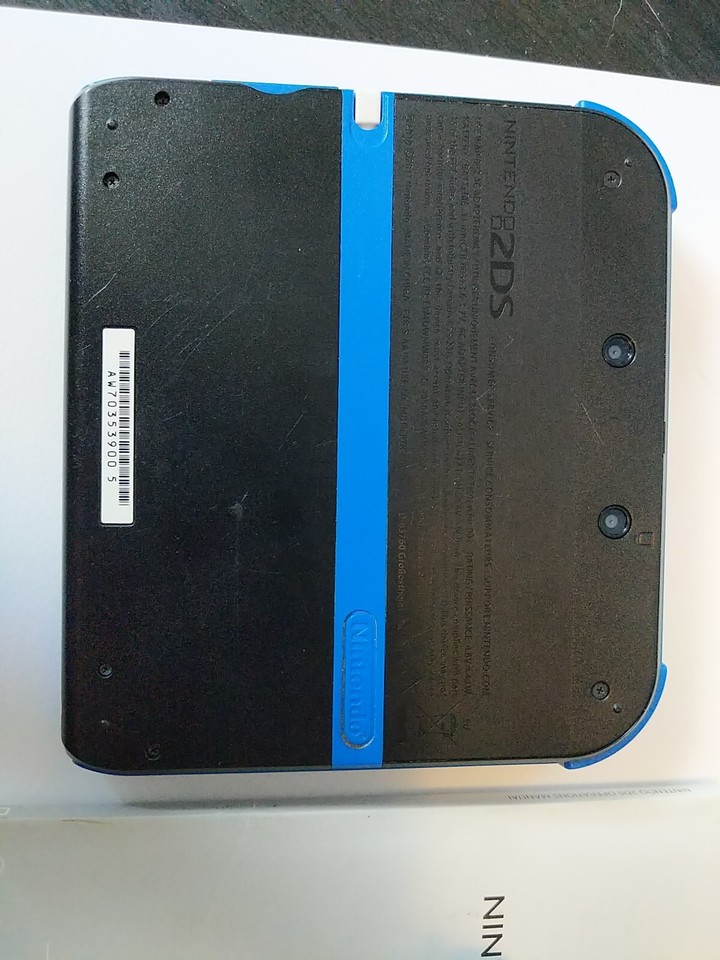 ⭐ TESTED Nintendo 2DS Blue Handheld System Console Complete Box CIB ...