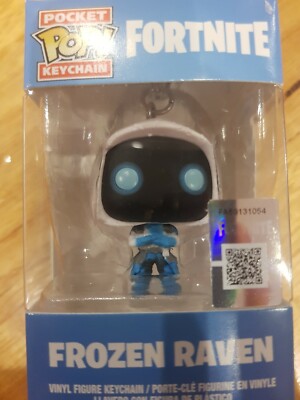 Fortnite Ice frozen Raven Key Ring Pocket Pop Keychain authentic ...