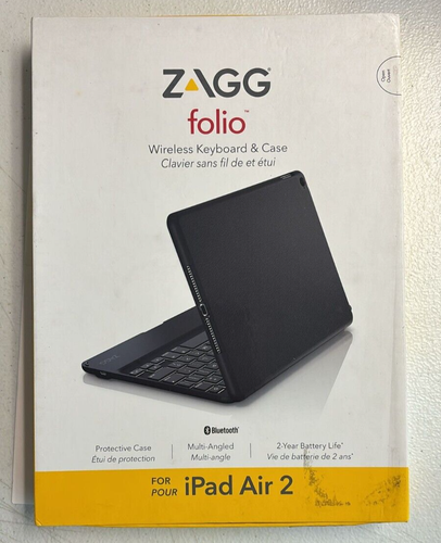 ZAGG Folio Case, Hinged with Bluetooth Keyboard for iPad Air 2 | eBay