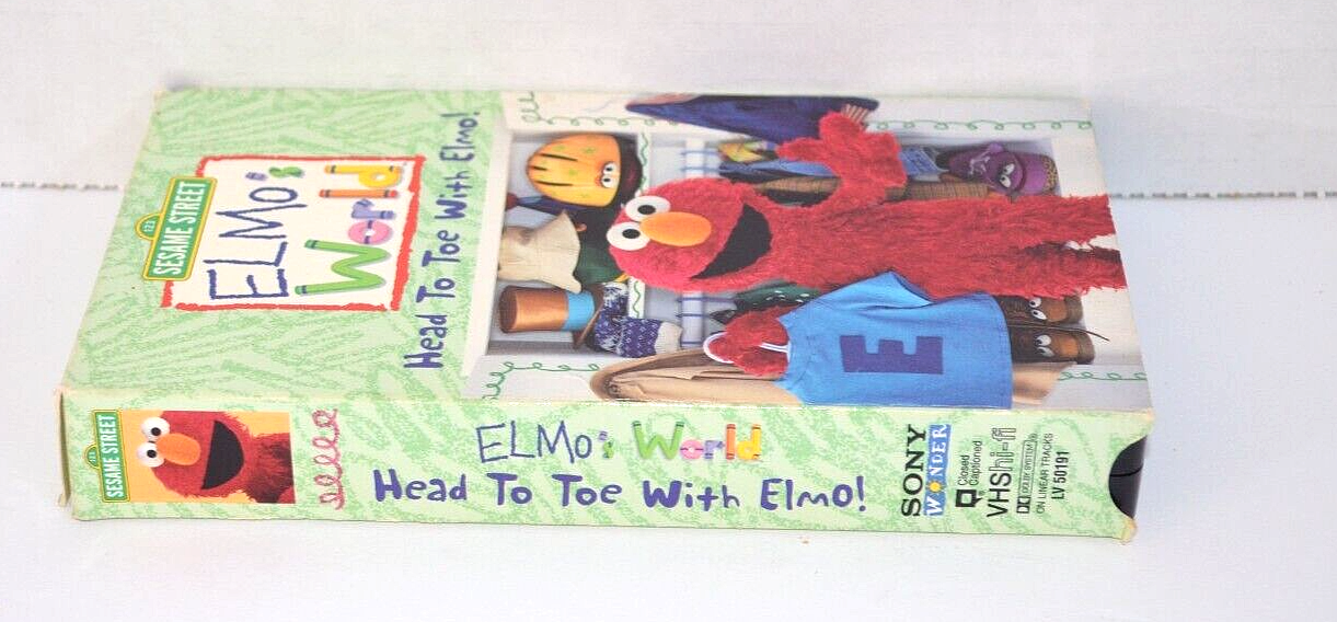 Elmos World - Head to Toe With Elmo (VHS, 2003) 74645019130| eBay