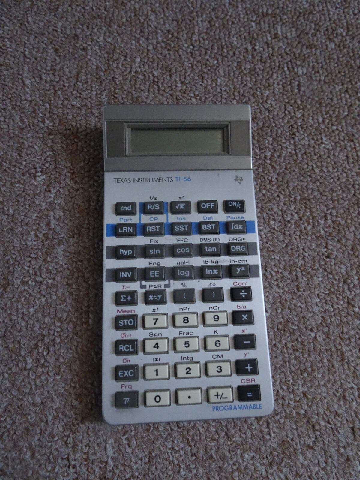 RARE CALCULATRICE TEXAS INSTRUMENTS TI-56 | eBay