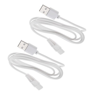 2PCS USB Shaver Charger Cable for Finishing Touch Flawless Ladies Legs ...