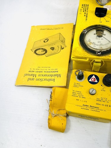 Geiger Counter CDV-777-1 Set Victoreen Radiological Survey Civil ...