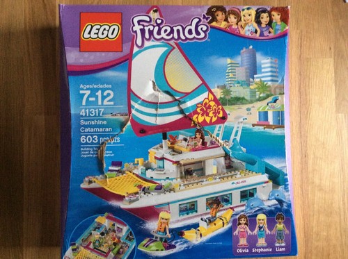 New Lego Friends Sunshine Catamaran Set 41317 in Sealed Damaged Box | eBay