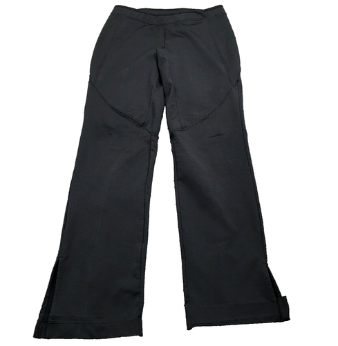 Ativa Womens Ankle Pants Size XS Black Low Rise Flat Front Straight ...
