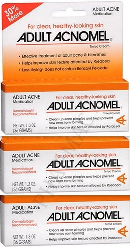 Acnomel Adult Acne Cream 1.3oz ( 3 pack ) PHARMACY FRESH! ~ 38485911610 ...