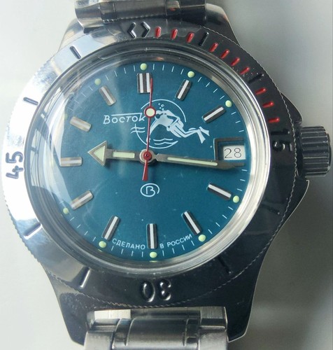 VOSTOK Amfibia SCUBA DUDE Automatic 120059 / VOSTOK AMPHIBIA SCUBA DUDE ...