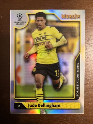 2021-22 Topps Merlin JUDE BELLINGHAM Silver Refractor England 🏴󠁧󠁢󠁥󠁮󠁧󠁿⚽️ ...