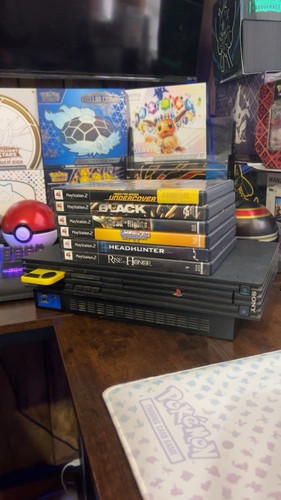 PlayStation 2 PHAT PS2 Bundle With 16 Games, All Cables, 1 Controller ...