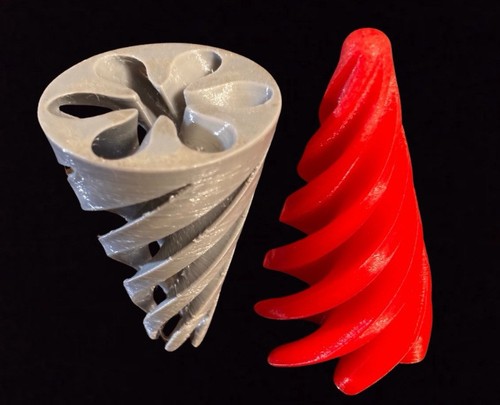 Impossible Cone 3D Printed Plastic Spiral Twisting Passthrough Fidget ...