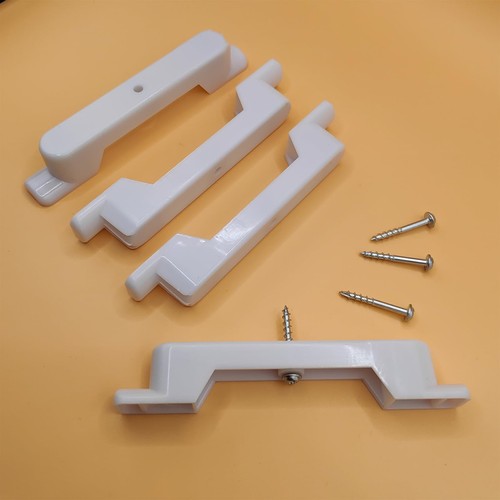 2 Sets (4 clips) False Front Connector False Front Cabinet Clips 4 1/2 ...