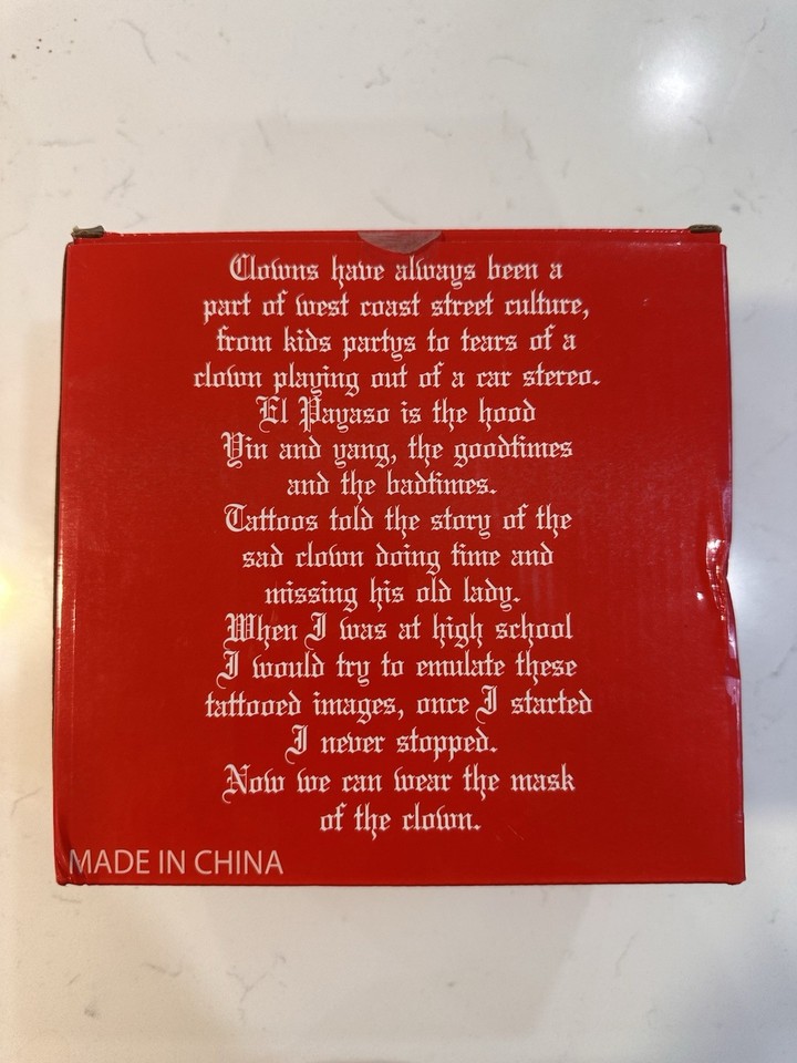 Mister Cartoon Clown Tatoo Mask El Payaso Halloween Release And Sold ...