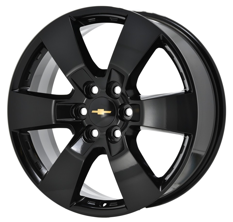 20" CHEVROLET TRAVERSE GLOSS BLACK WHEELS RIMS FACTORY OEM 5406 2009 ...