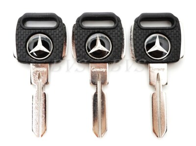 3x BLANK KEY For Mercedes Benz W107 W124 W126 W129 W140 C E S SE SEC SL ...