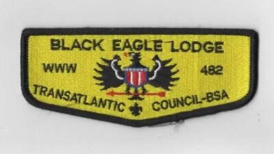 OA Black Eagle Lodge 482 Flap BLK Bdr. Transatlantic Council 802 Mannheim, [KY-3 | eBay