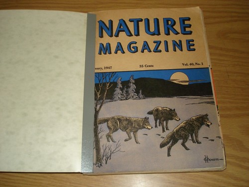 Nature Magazine lot of 10 vintage issues 1947 complete/animals/science ...