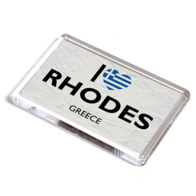 FRIDGE MAGNET - I Love Rhodes, Greece | eBay