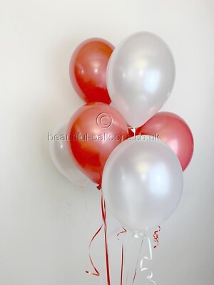 15 X Arsenal Liverpool Football Shades - Pearlised Latex Balloons Red ...