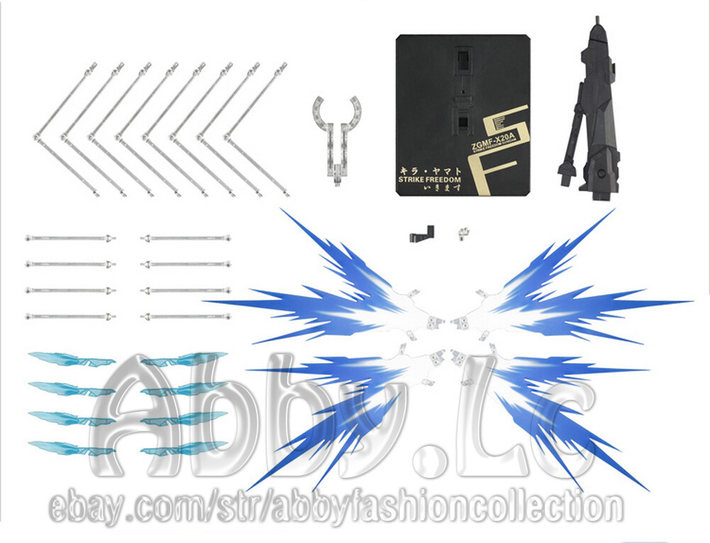 DRAGOON System Wing Effect Parts w/ Base Set For 1/100 MG Strike ...