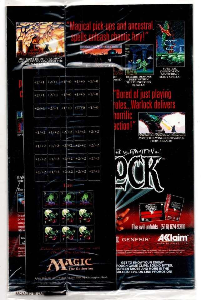 Magic The Gathering-The Shadow Mage #3 Acclaim 1995 Sealed with ...