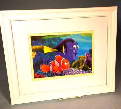 Disney Pixar 'Finding Nemo' Marlin & Dory Framed & Matted Poster 13 x ...