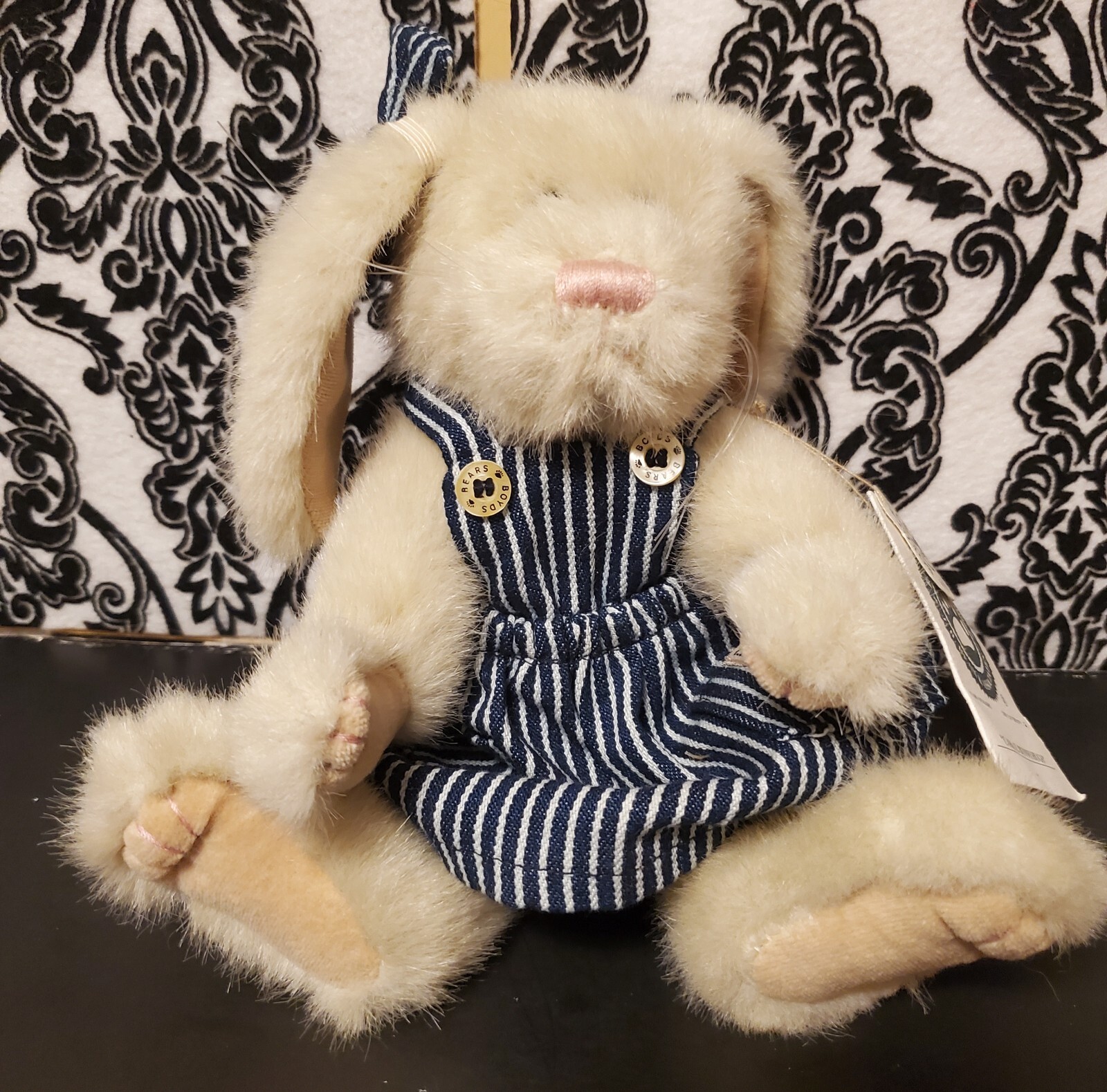 Boyds Bears Plush Rabbit Cara Z Bunnyhugs NOS with Tags Tan Bunny 10 ...