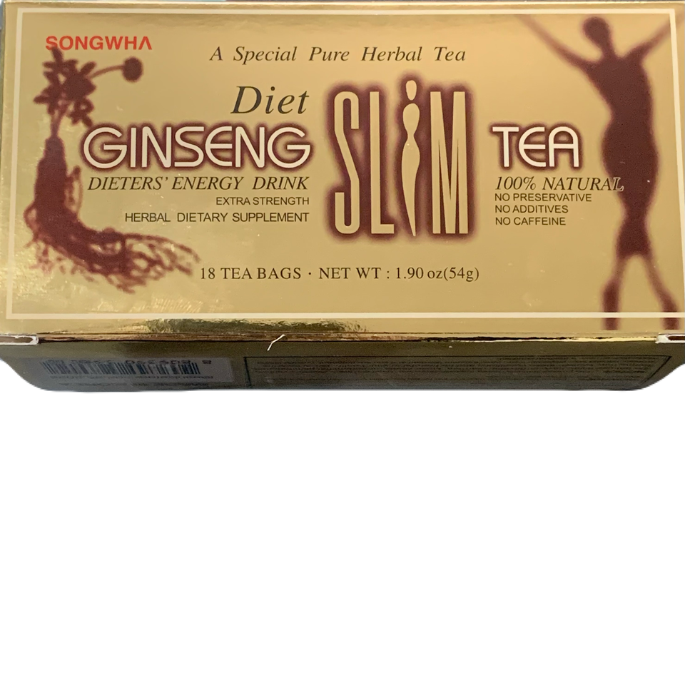 Diet Ginseng Slim Tea for Weight Loss, Extra Strength, 3g X 18bags (1. ...