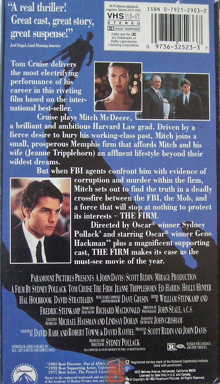 The Firm - Caught Between The FBI & The Mob (VINTAGE, VHS, 1996, VG ...