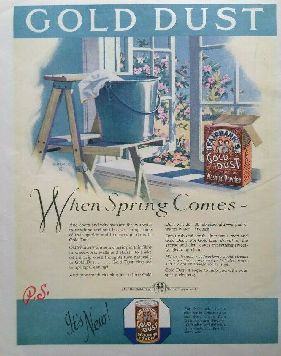 Cleaning Powder Gold Dust Twins Fairbanks Gold Dust Washing Powder