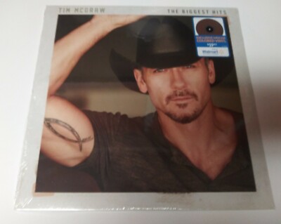 TIM MCGRAW THE BIGGEST HITS NEW & SEALED RARE MOCHA COLORED VINYL LP ...