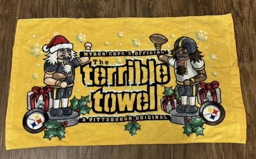 2017 Pittsburgh Steelers Terrible Towel Christmas Nutcracker Myron Cope ...