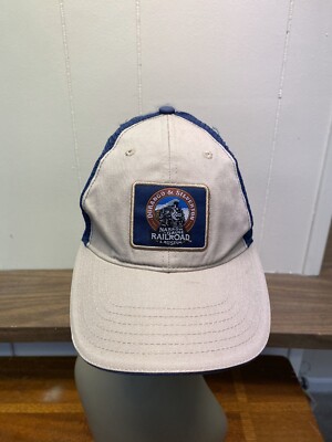 Silverton Durango Railroad Museum Men's White Mesh Back Baseball Cap ...