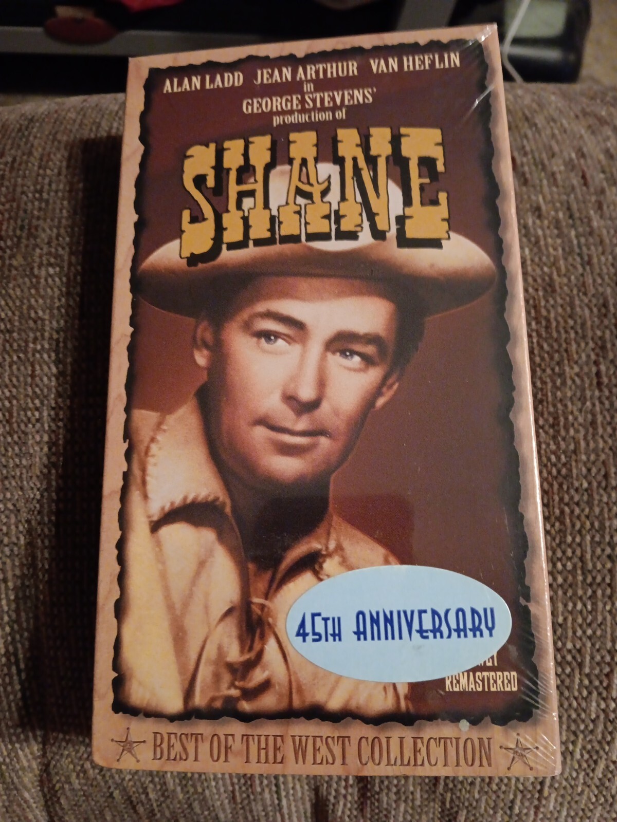 Shane (VHS, 1998) New Sealed Paramont 45th Anniversary 1952 Vintage ...